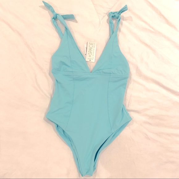 l*space | Swim | Lspace One Piece Isabelle Teal Bathing Suit | Poshmark